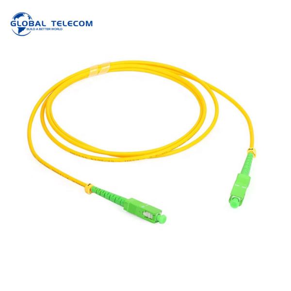 Quality 3M 5M SC APC Fiber Patch Cord G652D G657A1 LSZH Jacket 2.0mm 3.0mm for sale