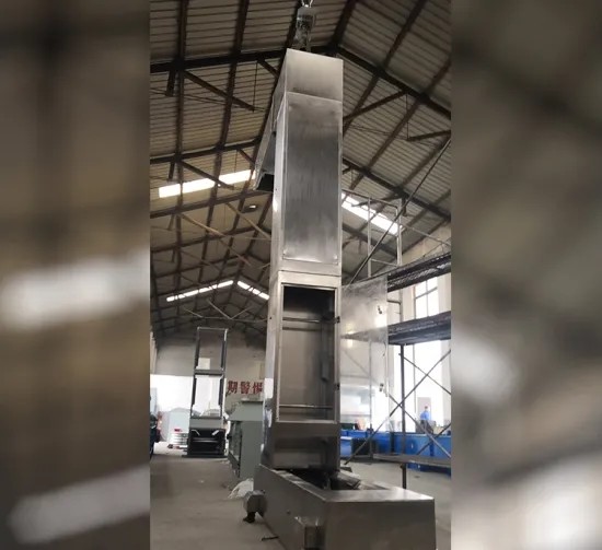 Quality Rust Proof Chain Type Industrial Bucket Elevators Z Elevator Conveyor for sale