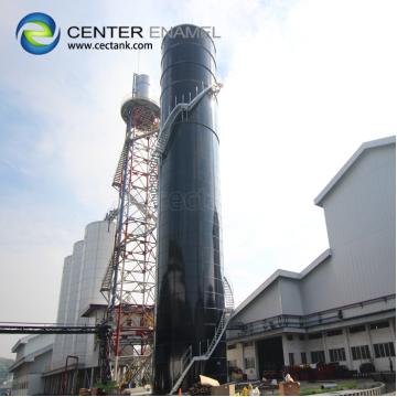 Industrial Wastewater Storage Tanks Double Coating 0.40mm Thickness