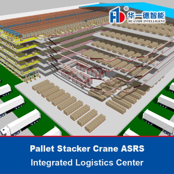 Quality Integrated Logistics Center Pallet Stacker Crane ASRS Automatic Storage And for sale