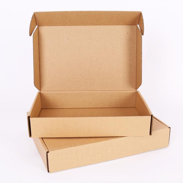 Quality 350g Kraft Corrugated Paper Boxes Transparent Gift Box for sale