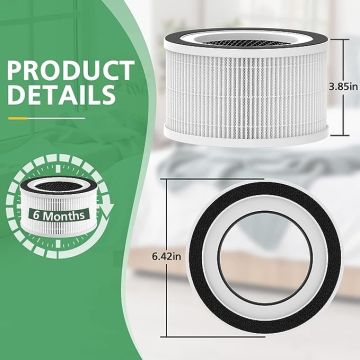 Quality EN-1822 Standard H13 True Hepa Filter with Cardboard or Plastic Frame for Air for sale