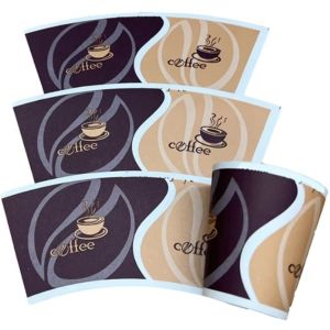 Quality Custom Paper Cup Fan with Flexographic Printing Single and Double Sided Coating for sale