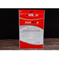 Quality Wire product packaging bag With hanging hole TV HD line packing bag self-closing for sale