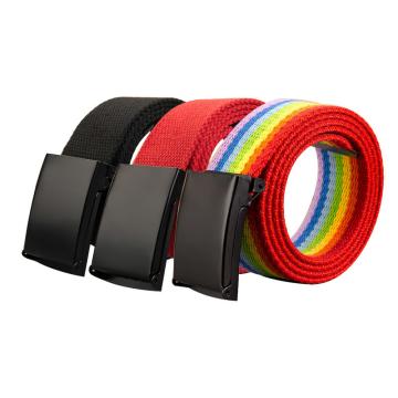 Quality Unisex Military Nylon Canvas Belt 130cm Military Web Belt for sale