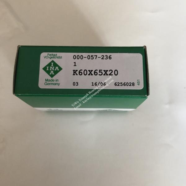 Quality INA Needle roller bearing K60X65X20 for sale