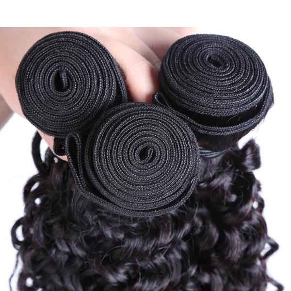 Quality Unprocessed Indian Deep Curly Hair Bundles Durable With High Temperature for sale