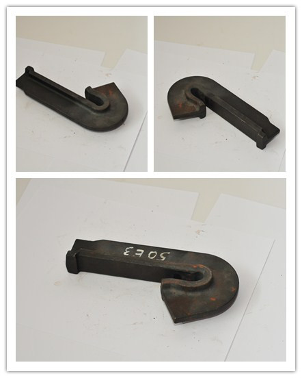 Black 60Si2Mn Steel Rail Anchors / Section Bar heat - treated For Railroad