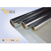 Quality Fiberglass Fabric with Aluminum Coating | Heat Protection for External Piping for sale