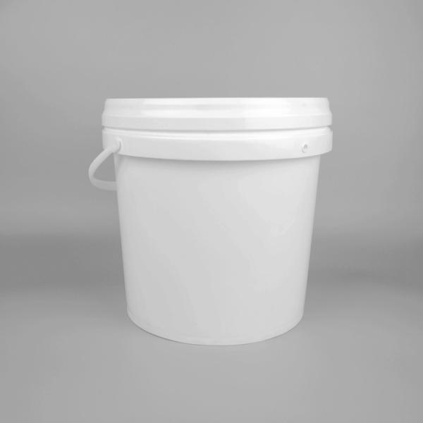 Quality 9L 3 Gallon Plastic Paint Bucket with Lid IML and Screen Printing for sale
