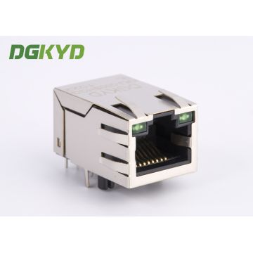 Quality Shield Cat 5 RJ45 Modular Jack Single Port Tab Up With Magnetics Factory Outlet for sale