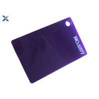 Quality Translucent Purple s Colour Plastic Sheet 1.2g/cm3 Density for sale