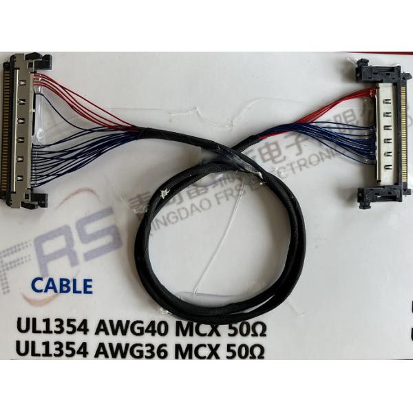 Quality 0.8mm Awg40 LVDS 30 Pin Connector Cable 180mm Wire Harness for sale