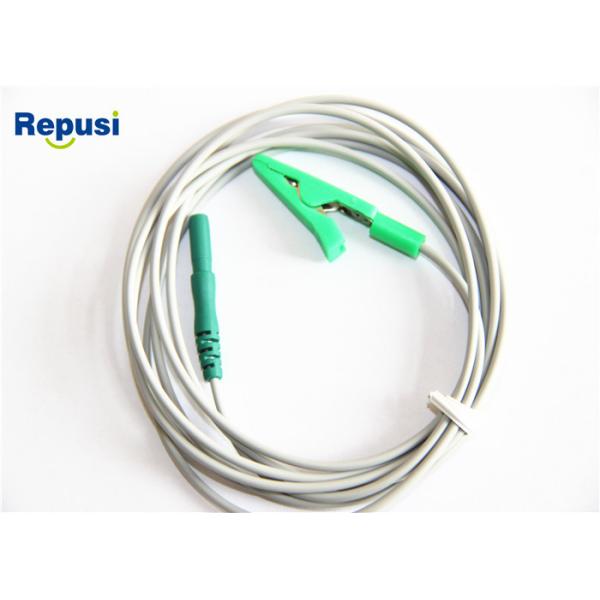 Quality Non-Sterile Alligator Clip Leads Wire With Touchproof Connector 150m Length for sale