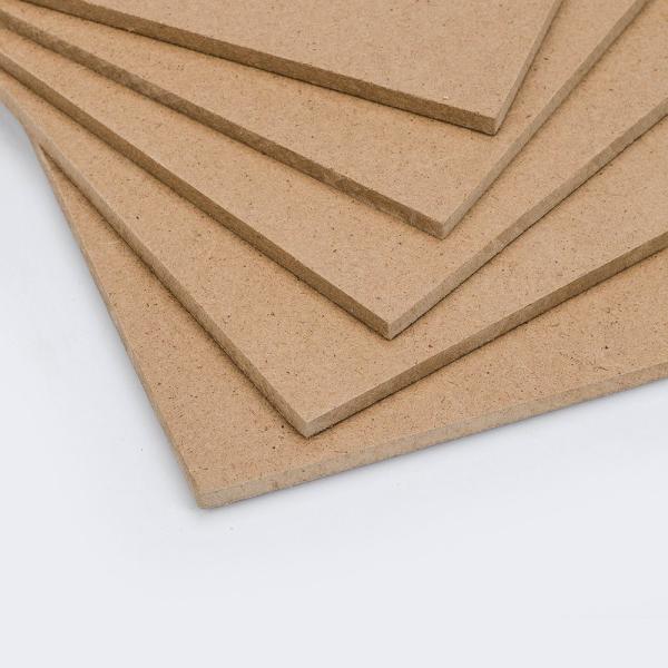Quality Density 680-830KG/M3 Hard Boards 18mm Plain Mdf Raw Wood Fiberboards 1220*2440mm for sale