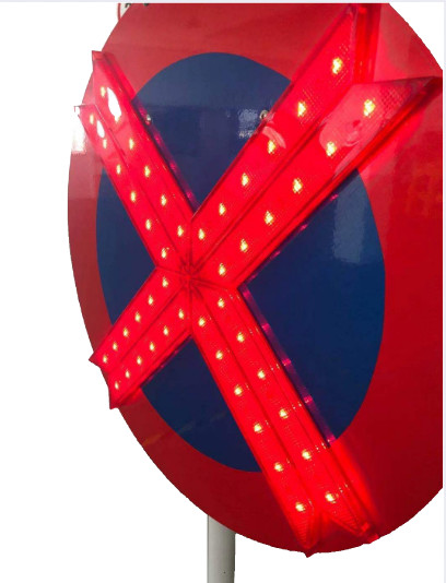 Quality Height Adjustable 500mm LED Arrow Sign Board for sale