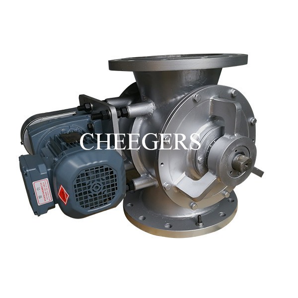 Quality 25L 16 Tons/h Pneumatic Air Lock Bulk Materials Discharge Rotary Valve for sale