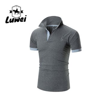 Quality Plus Size Cotton Polo T Shirts Muscle Collared Sublimation Fitted Soft Knit for sale