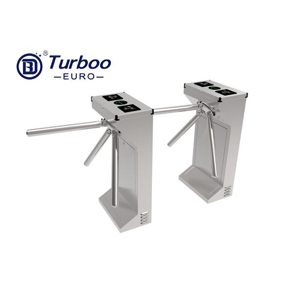 Quality RFID Fingerprint Tripod Turnstile Gate SUS304 Solenoid Lock Waist Height for sale