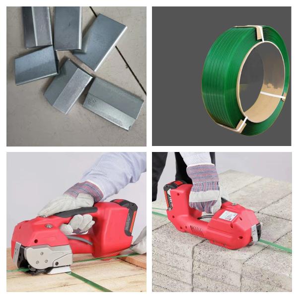 Quality Portable 2100N Strap Handheld Battery Strapping Machine 13mm 16mm PET PP Strap for sale