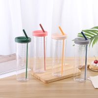 Quality Outdoor Sports Must-Have Food Grade Plastic Water Bottle with Straw Straps and for sale