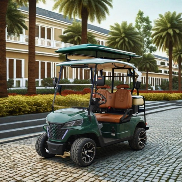 Quality Front Disc Rear Drum Brake System Electric Golf Cart for Wedding Resort Hotel HM Mini for sale