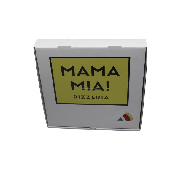 Quality ODM Reusable Empty 18x18 Pizza Box Corrugated Paper Silkscreen print for sale