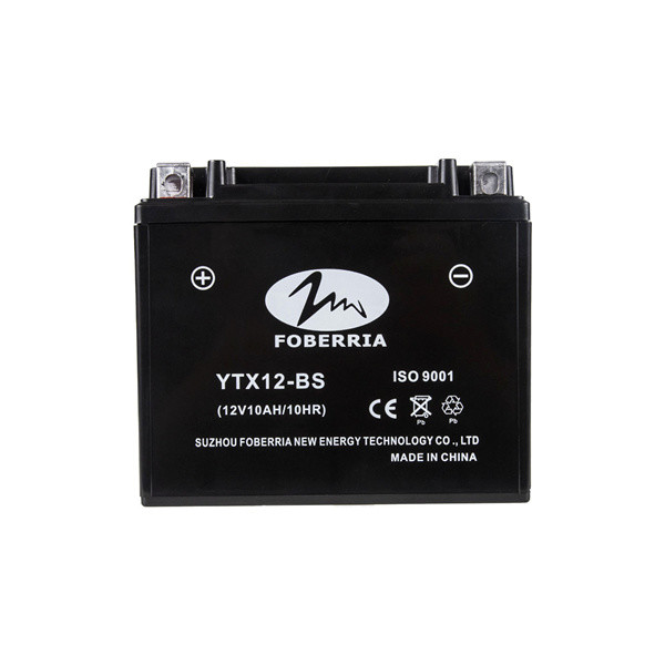 Quality Wholesale Black Color High Performance YTX12 BS Motorcycle Battery for sale