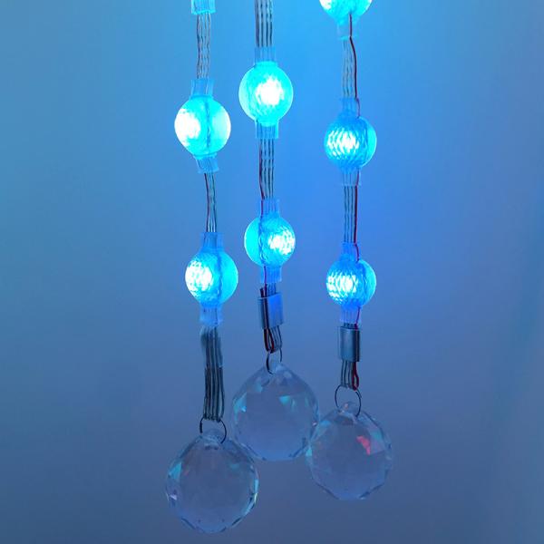 Quality Christmas Color Changing Flexible 3D Pixel Light With Transparent Crystal for sale