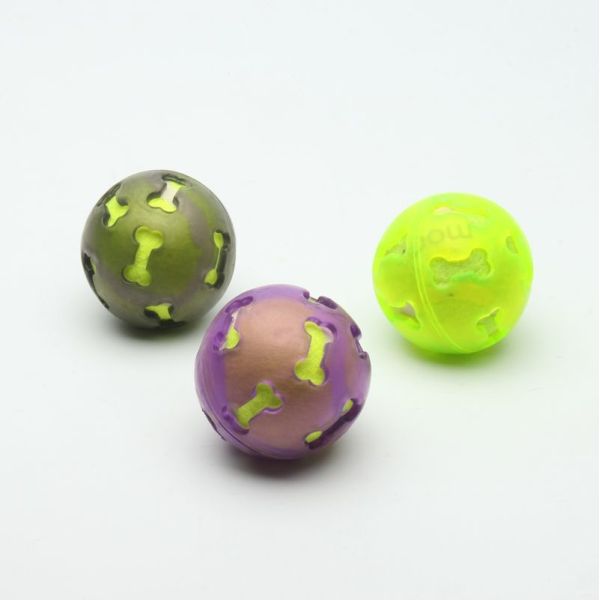 Quality Durable PVC TPR Dog Toy Ball  Non - Toxic Hard Plastic Chew Toys For Dogs for sale