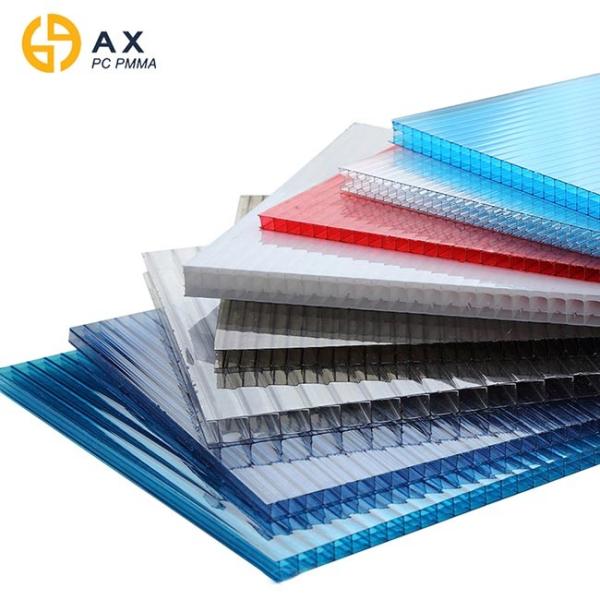 Quality Brown Wear Resistance Multiwall Polycarbonate Sheet for sale