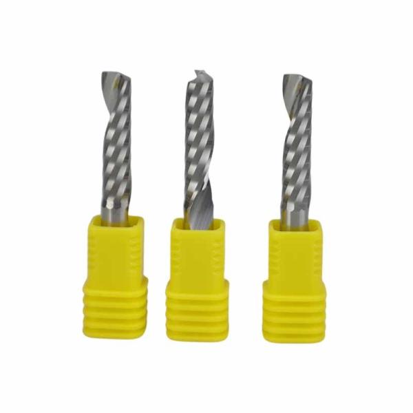 Quality Good Price 6MM Solid Carbide End Mills Wood Spindle Cutter Single Edge Mirror Milling Cutter Tools Acrylic Cnc Router Bits for sale