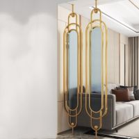 Quality Stained Glass Room Divider Screen Decorative Metalwork Hanging Partition for sale