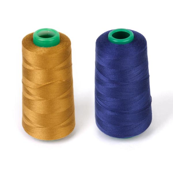 Quality Direct 40s Dyed Small Roll Sewing Thread for Hand Sewing in Household Colorful Shades for sale
