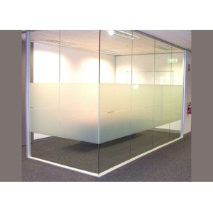 Quality High Grade Decorative Tempered Glass / Frosted Toughened Glass With Smooth for sale