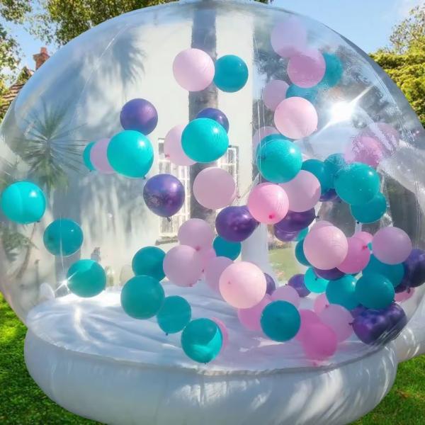Quality Age Range 8 to 13 Years Inflatable Bubble Bounce House with Base 14ft Customized for sale