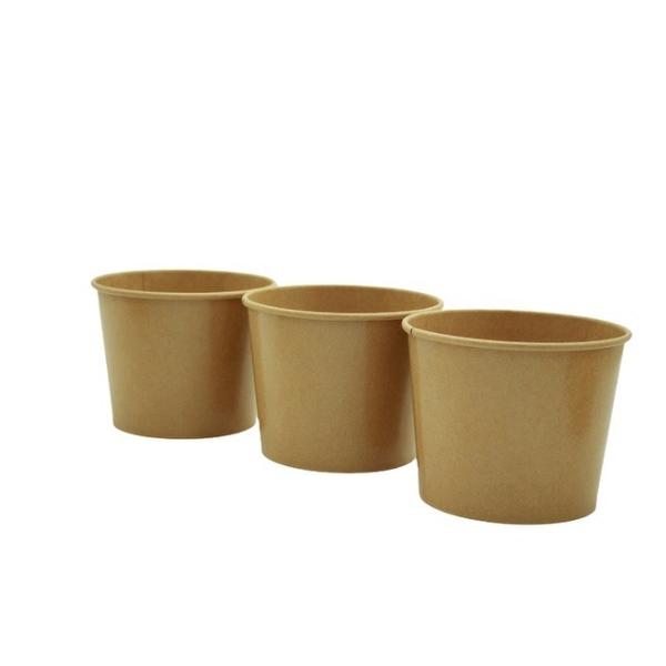 Quality Customized 8 Oz Paper Soup Containers Food Grade With Vented Lids for sale