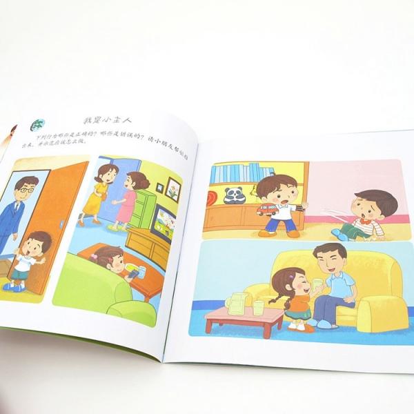 Quality Hard Cover Text Book Printing Services Film Lamination Perfect Binding for sale