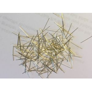Quality Shotcrete Copper Coated Steel Fibre 13mm Length 2500Mpa for sale