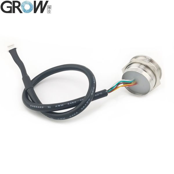 Quality GROW R503PRO UART USB 1500 Capacity Round RGB LED Control DC3.3V Capacitive for sale