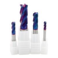 Quality HRC65 Solid Carbided Corner Radius End Mills R6 4 Flutes Tungsten Milling Cutter for sale