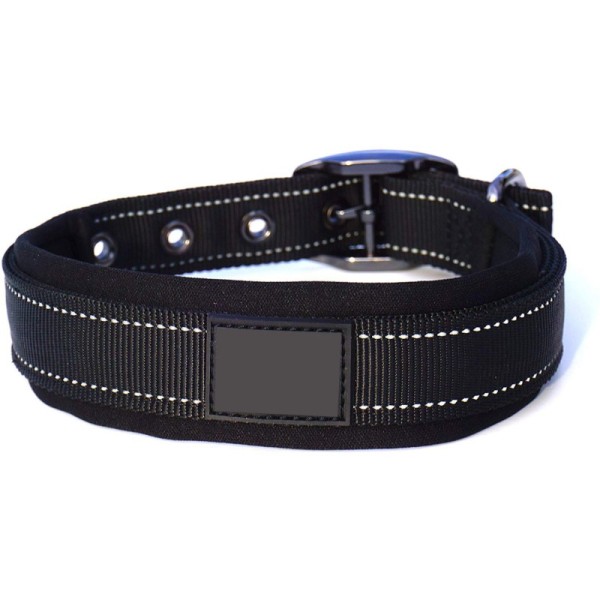 Quality Lightweight Soft Nylon Dog Collar , Comfortable Heavy Duty Dog Collars Heavy Duty Adjustable Reflective Weatherproof for sale