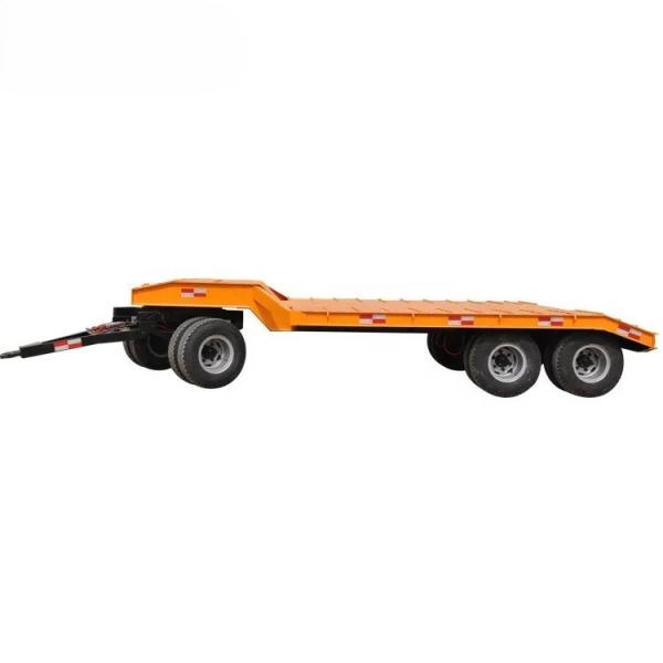 Quality Heavy Duty Excavator Trailer Hydraulic Ramp System Low Bed Draw Bar Full Trailer for sale