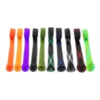 China Expandable Braided Fishing Pole Protectors Jacket Socks Abrasive Resistance factory