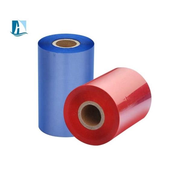 Quality Custom Size Thermal Transfer Ribbon for Flat Heat Label Printer Ink Side for sale