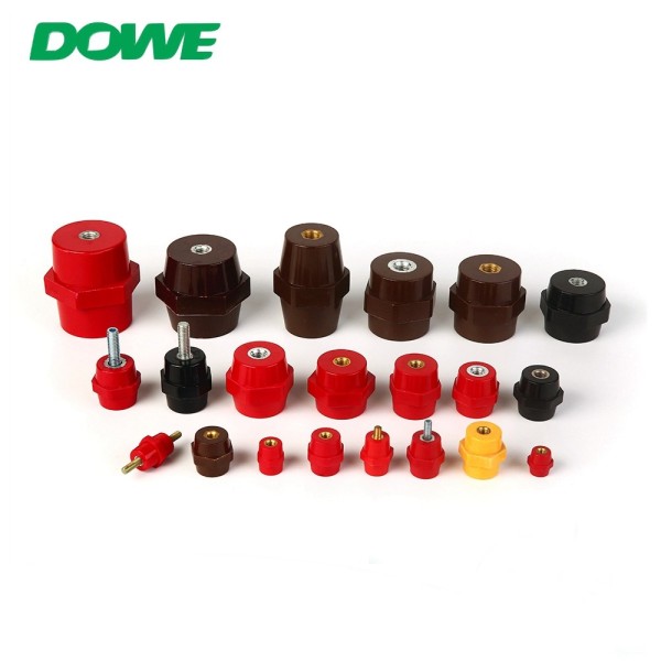 Quality BMC Polyester Standoff Insulators For Busbar Red Hexagonal for sale