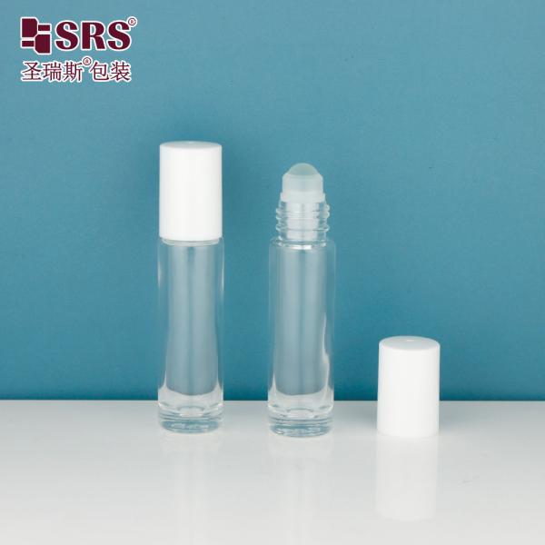 Quality BLPM-10ML Transparent Mold Glass Roll On Bottle For Nail Oil Massage No Leakage for sale