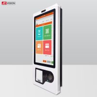 Quality Wall Mounted 23 Inch Touch Screen Kiosk 250nits For Payment for sale