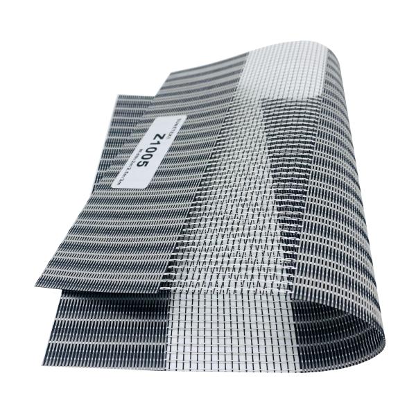 Quality Double Layer Fire Proof 5% Openness Roller Blinds Shades Electric Motorized for sale