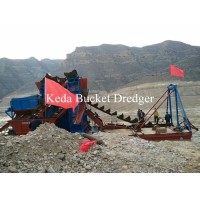 Quality 3200m3/h Wheel Bucket Chain Dredger Gold Mining Dredger River Gold Dredger for sale